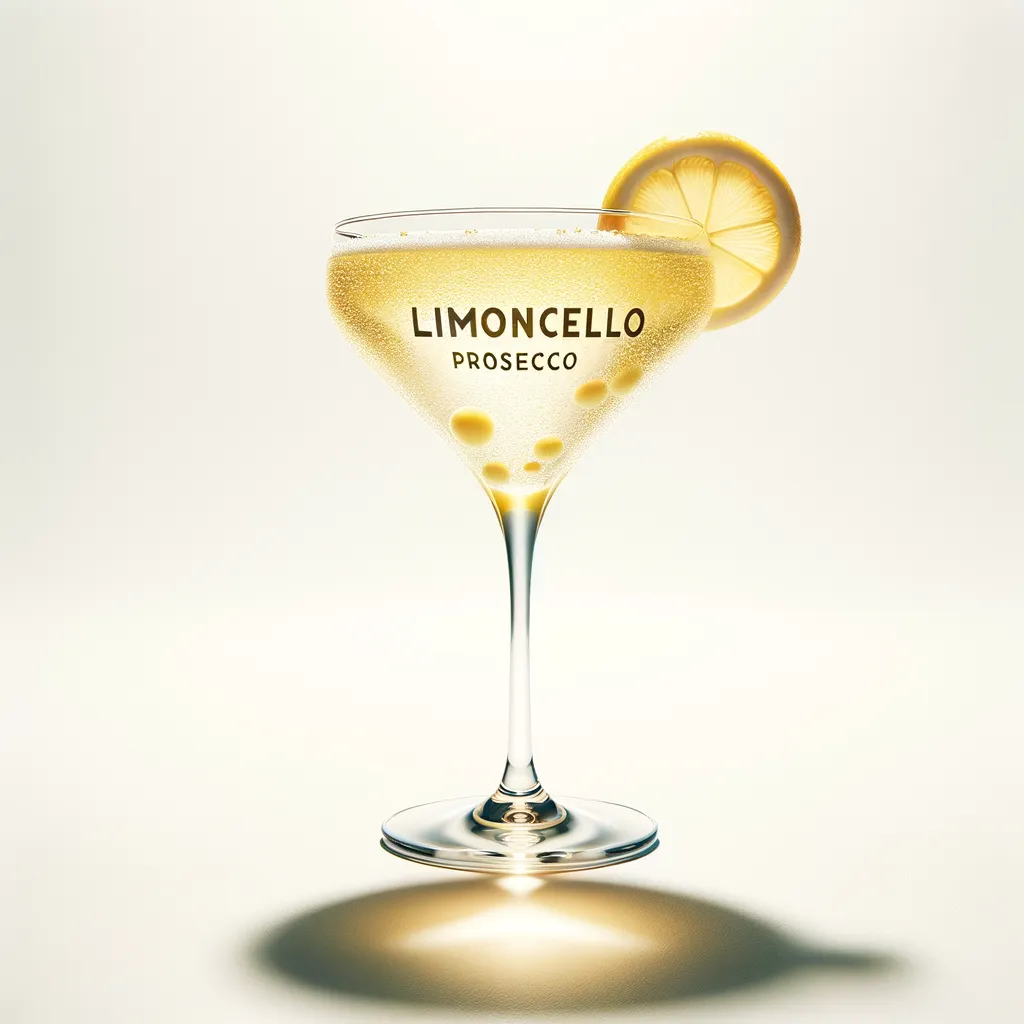 Limoncello Prosecco Float Drink Recipe - How to Make This Classic Cocktail Right - BarBot Blog